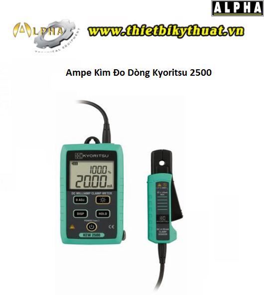Ampe Kìm Đo Dòng Kyoritsu 2500- Hàng Chính Hãng